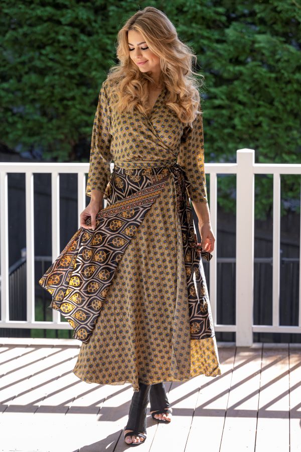 One wrap skirt, endless outfits: how to wear it all year round – Cienna ...