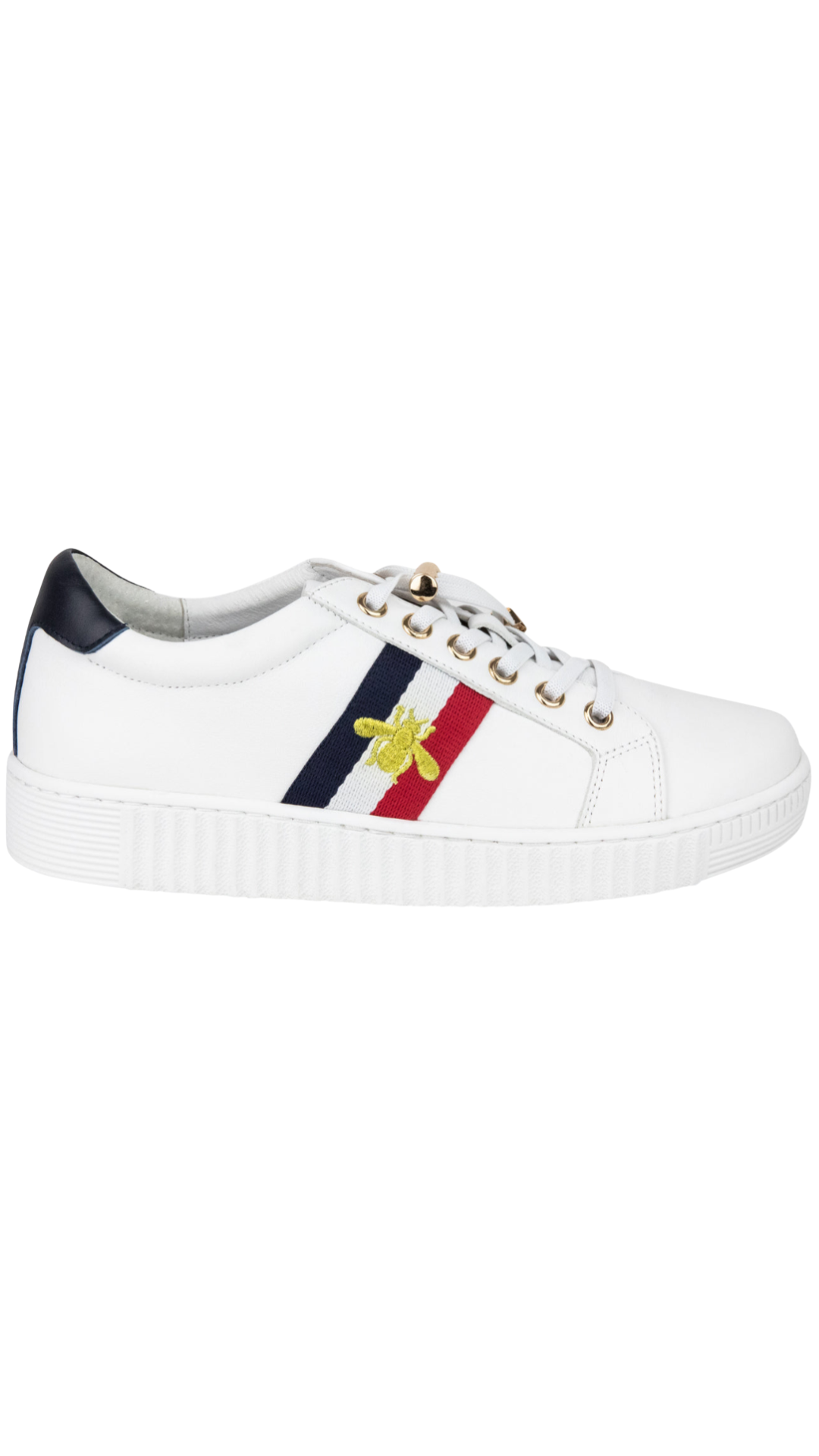 Bianca - White/Navy – Cienna Designs