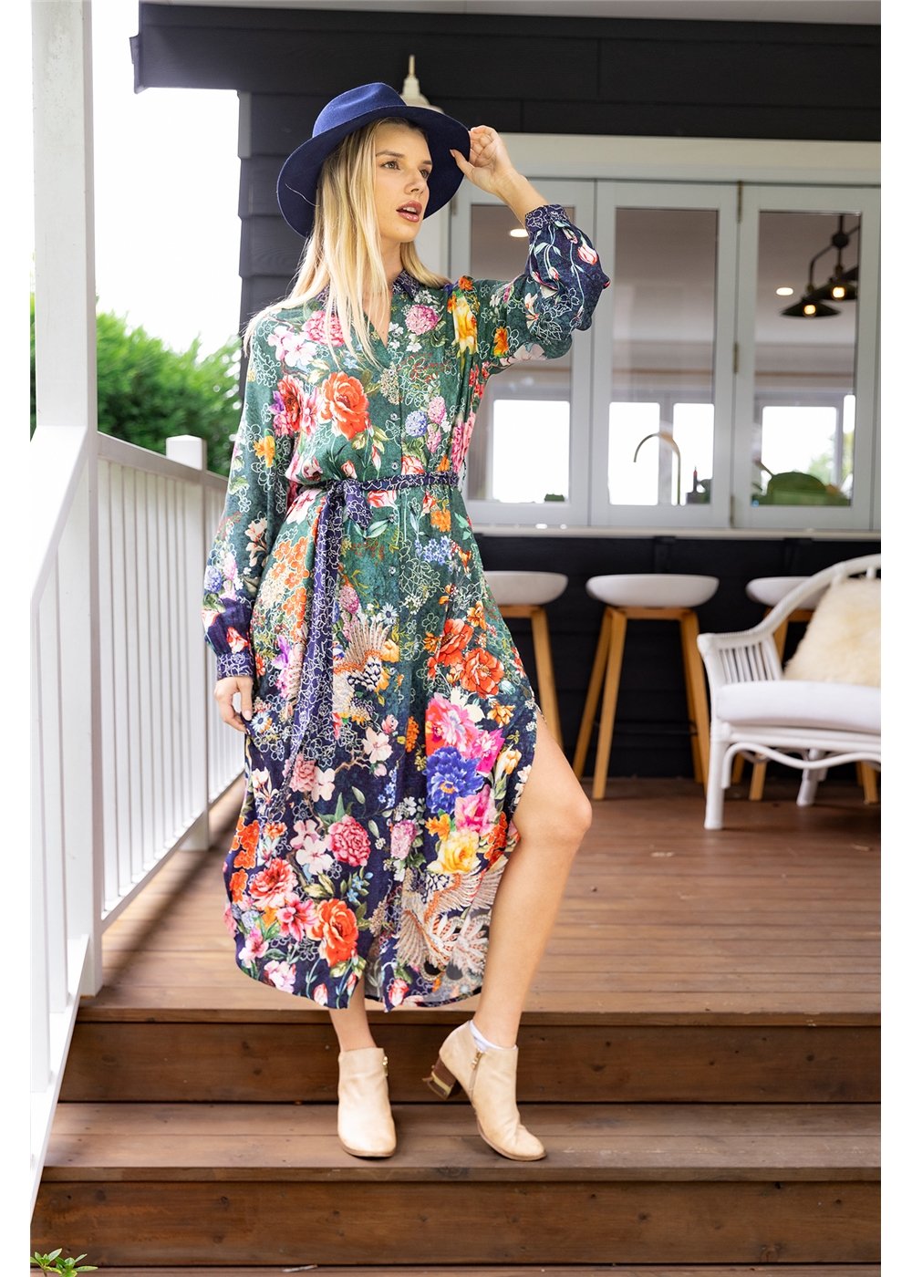 Honeybird Buttoned Dress – Cienna Designs