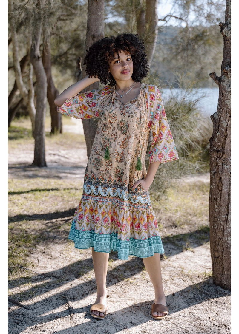 Lenah Carmen Dress – Cienna Designs