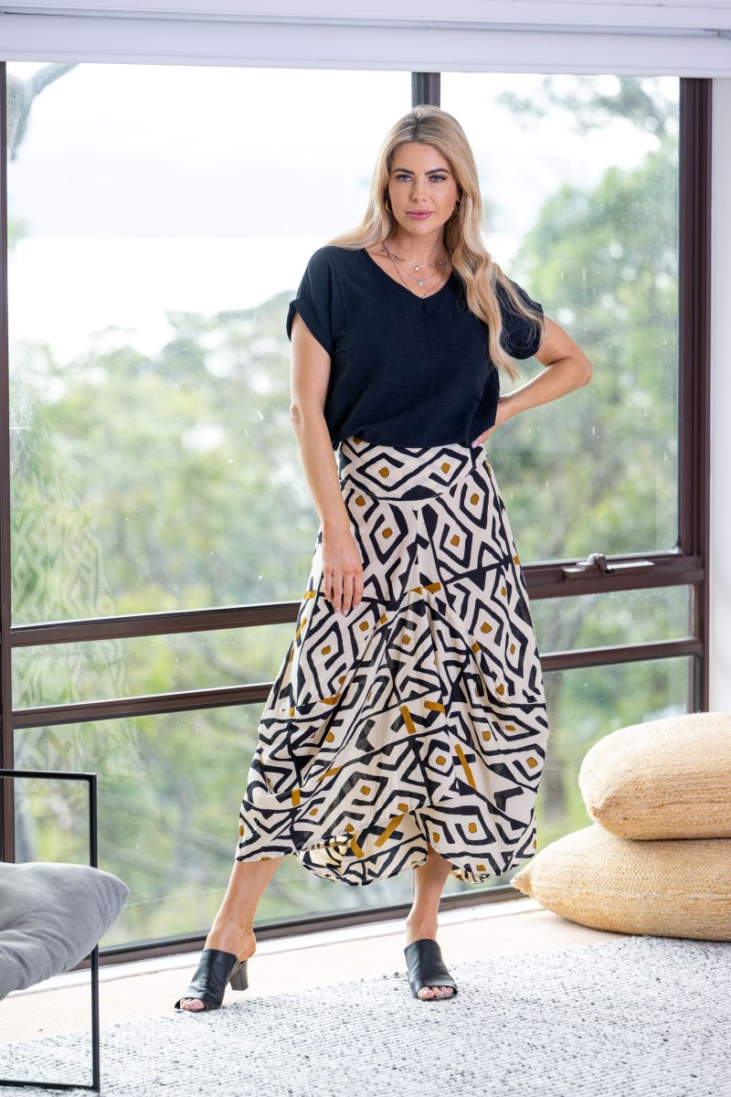 Elea Top - Black – Cienna Designs
