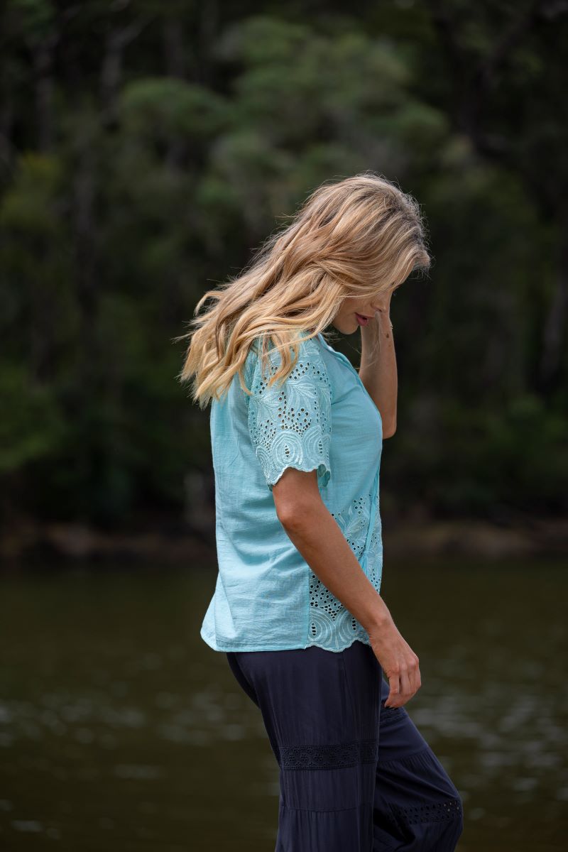 Mimi Top - Mint – Cienna Designs